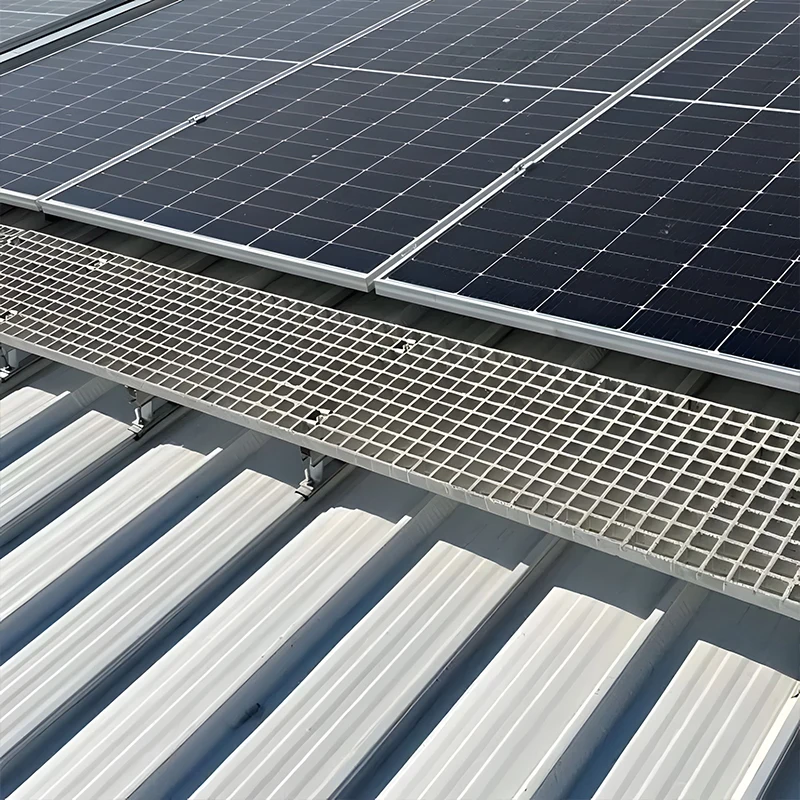 Photovoltaic Walkway OEM Anti Corrosion Solar System Maintenance Zn-Al ...