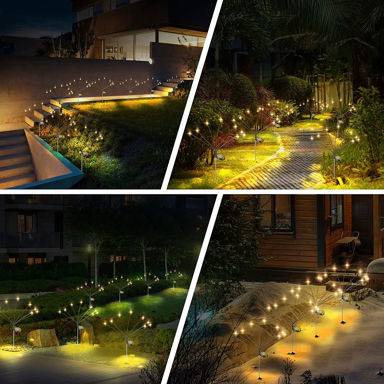 Solar Powered Firefly Lights - Bright, Flexible, and Efficient