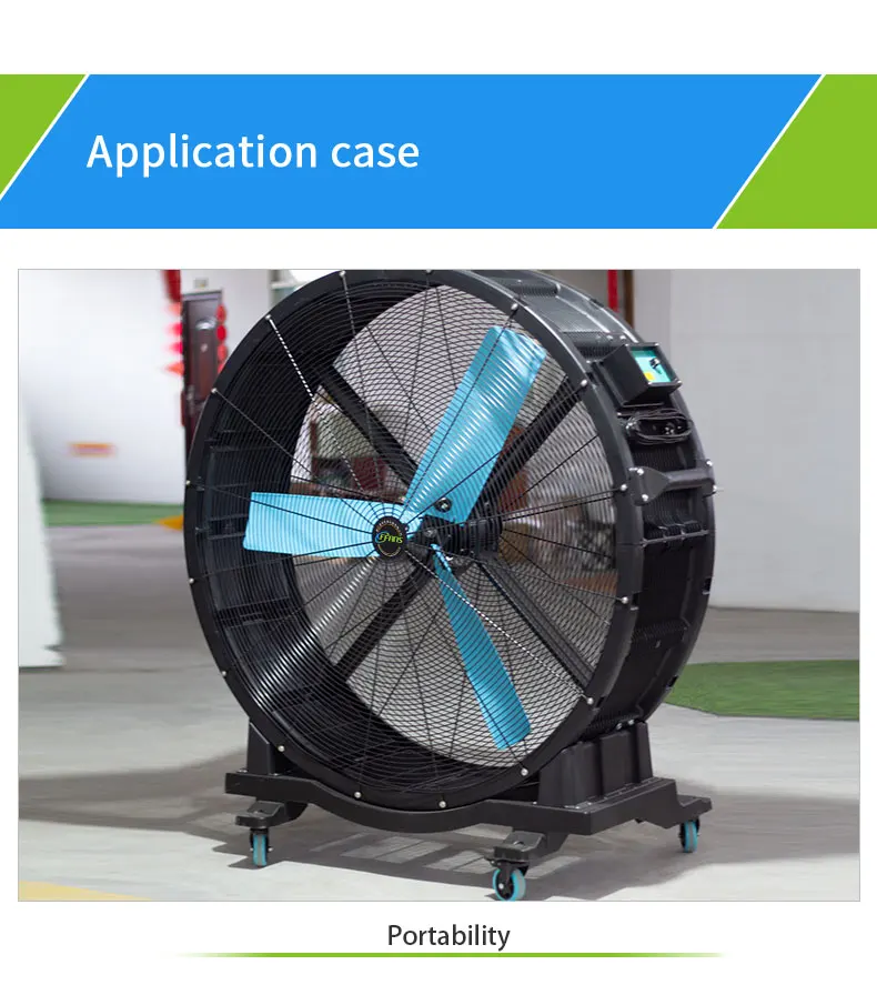 Factory Ventilation Large Portable Standing Hvls Fan - Buy Industrial ...