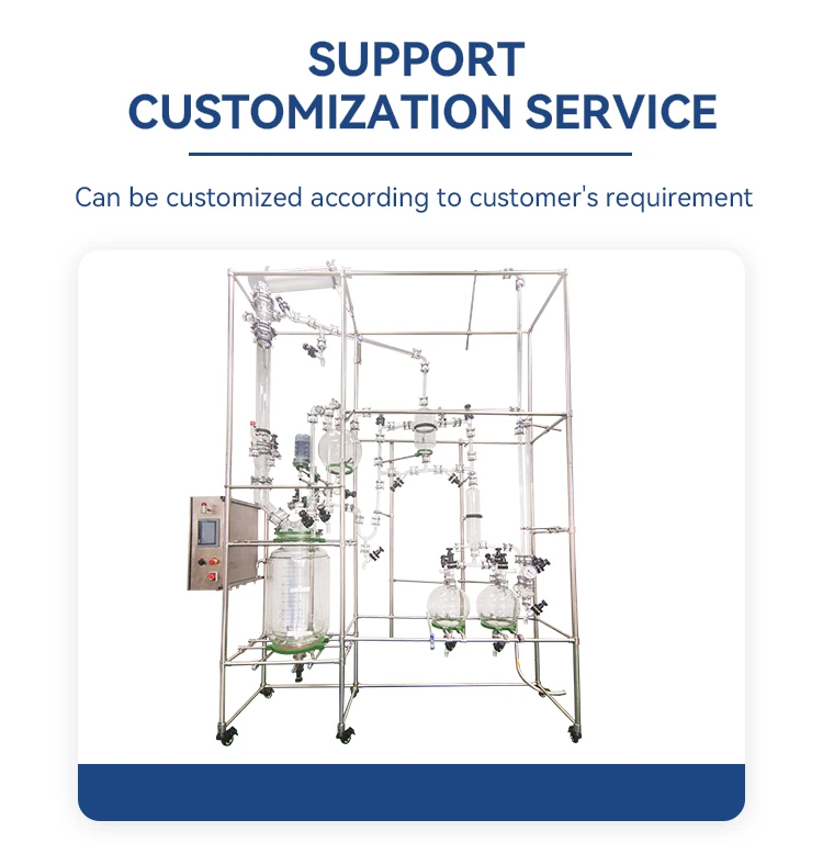 10L Continuous Stirred Tank Jacketed Fermentor Bioreactor
