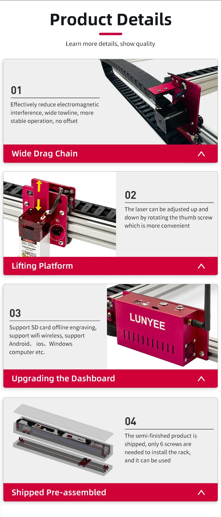 Cloud L10 Laser Carving Machine - 10W/20W Multifunctional Engraver