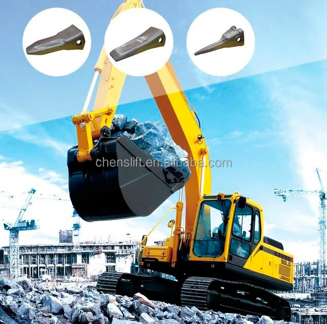 Excavator Crawler Bucket Teeth Adaptors Tooth Points Crown Tips ...