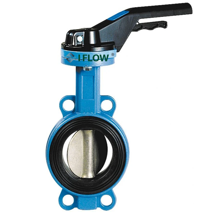 Multi Standard Wafer Type Butterfly Valve Spline Shaft Din Pn6/10/16 ...