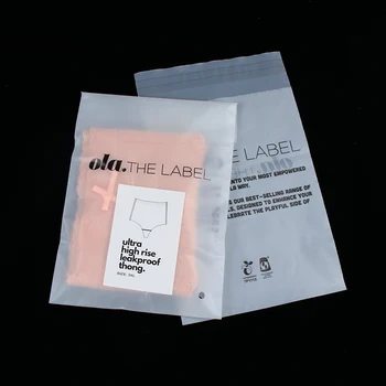 Custom Frosted Biodegradable Compostable Pla Self-adhesive Eco Friendly ...