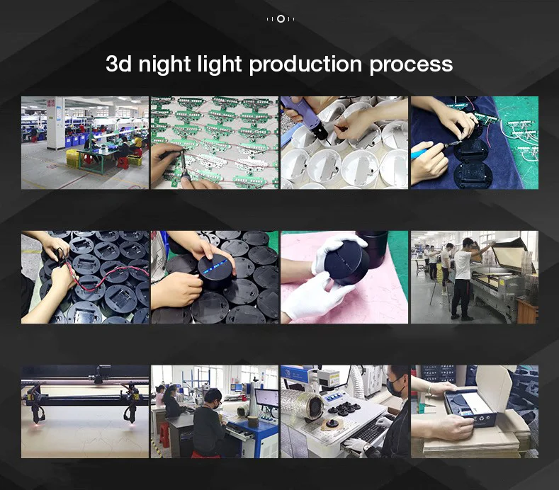 3D Night Light - Customized LED Game Room Desktop Lamp