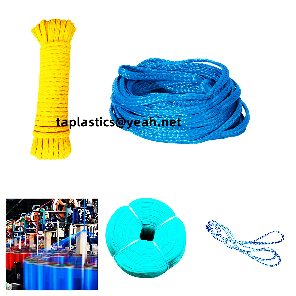 Marine Floating Split Film High Strength 6mm 3 Strand Twisted ...