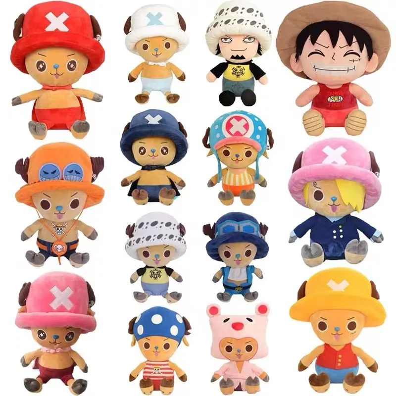 Alibaba.com: One Piece Luffy 25cm and 30cm Plush Toys, Kawaii Chopper ...