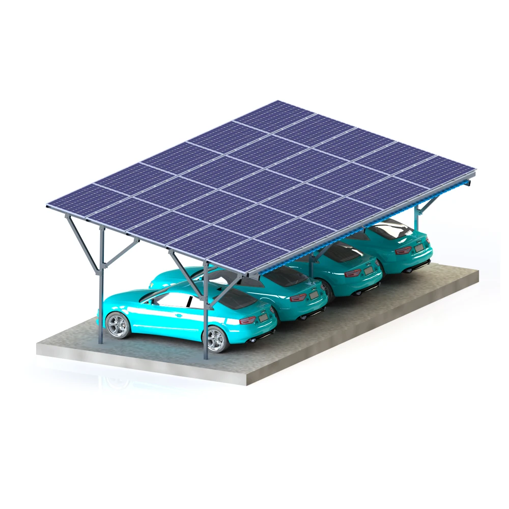 Aluminium Solar Carport Racking Structure Parking Racks Structure Solar ...