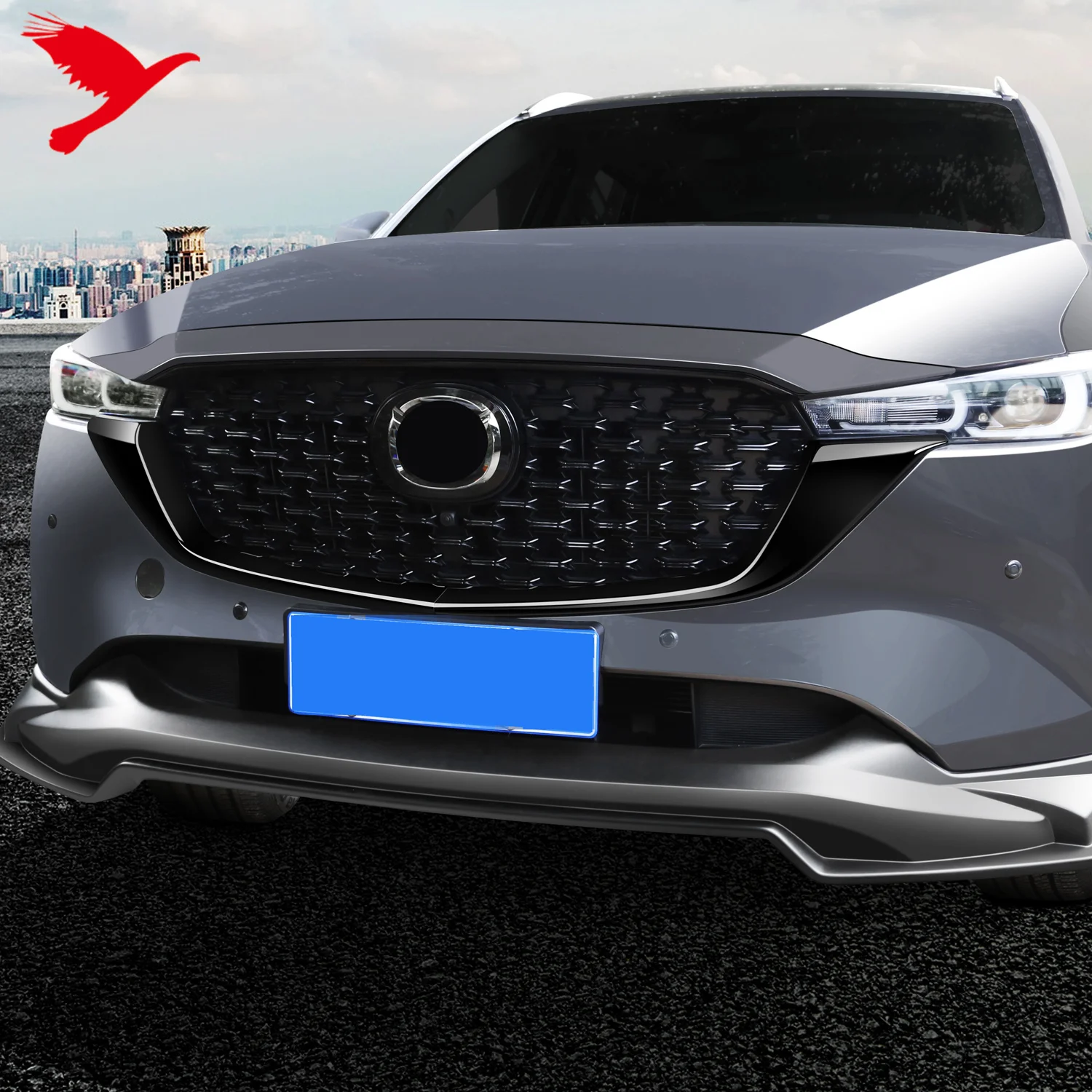 For Mazda Cx-5 2022 2023 Car Exterior Accessories Front Grille Grill ...