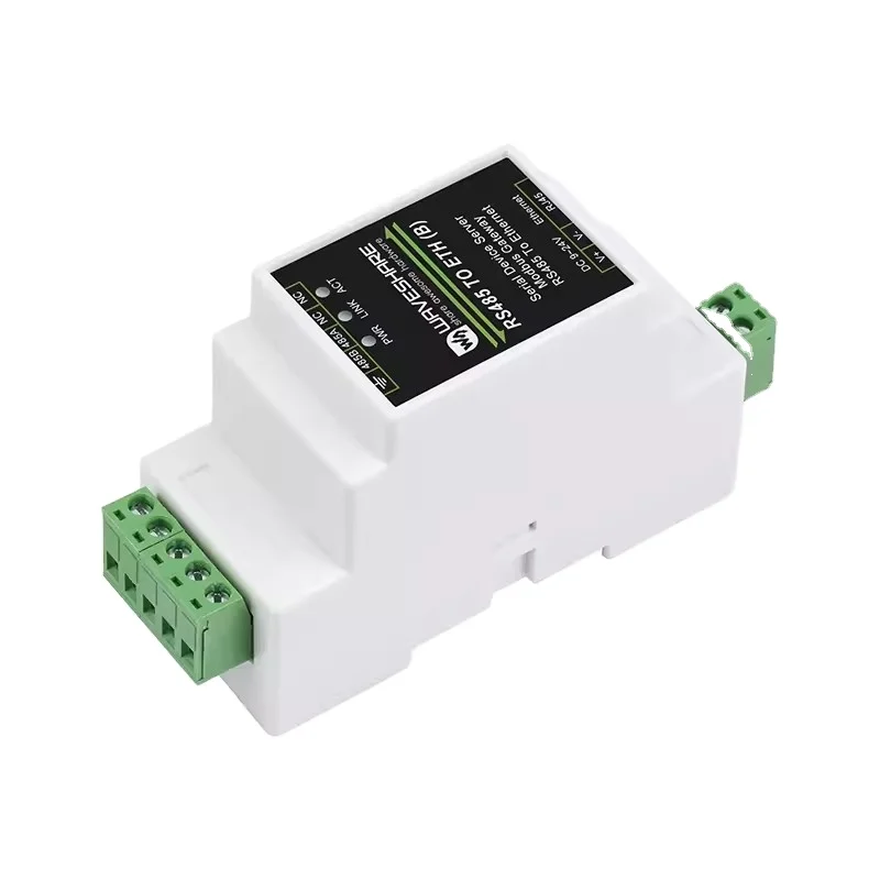 WaveShare RS485 to RJ45 Ethernet POE TCP/IP to Serial Modbus Gateway ...