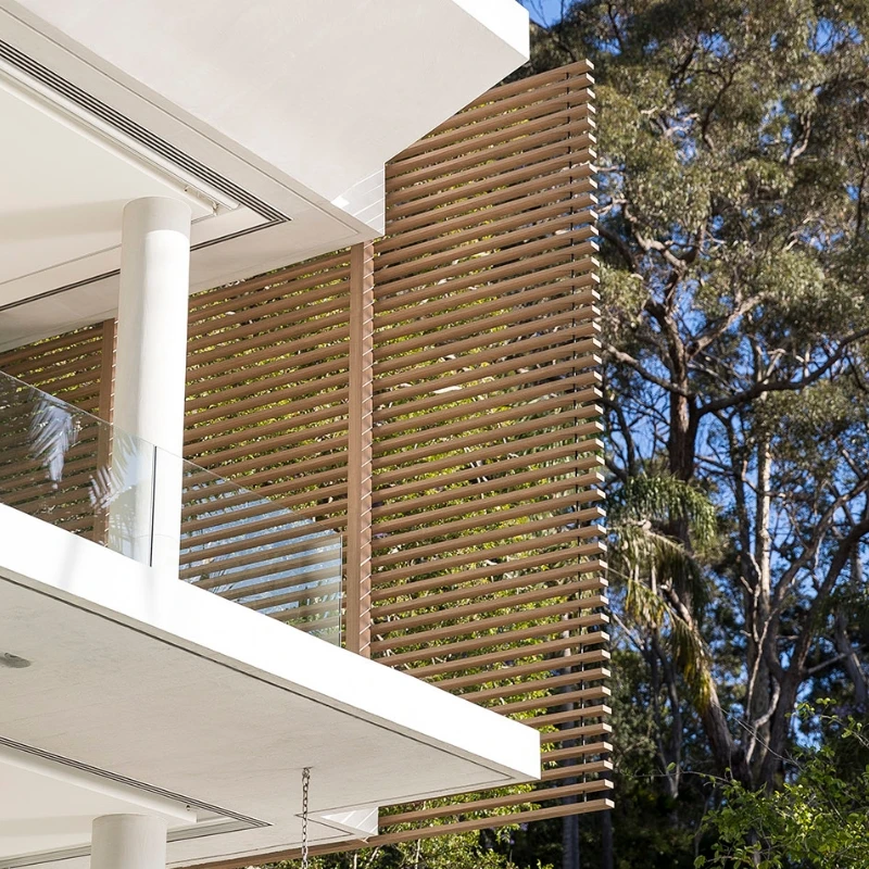 Timber Look Batten - Durable Aluminum Screens for Facades