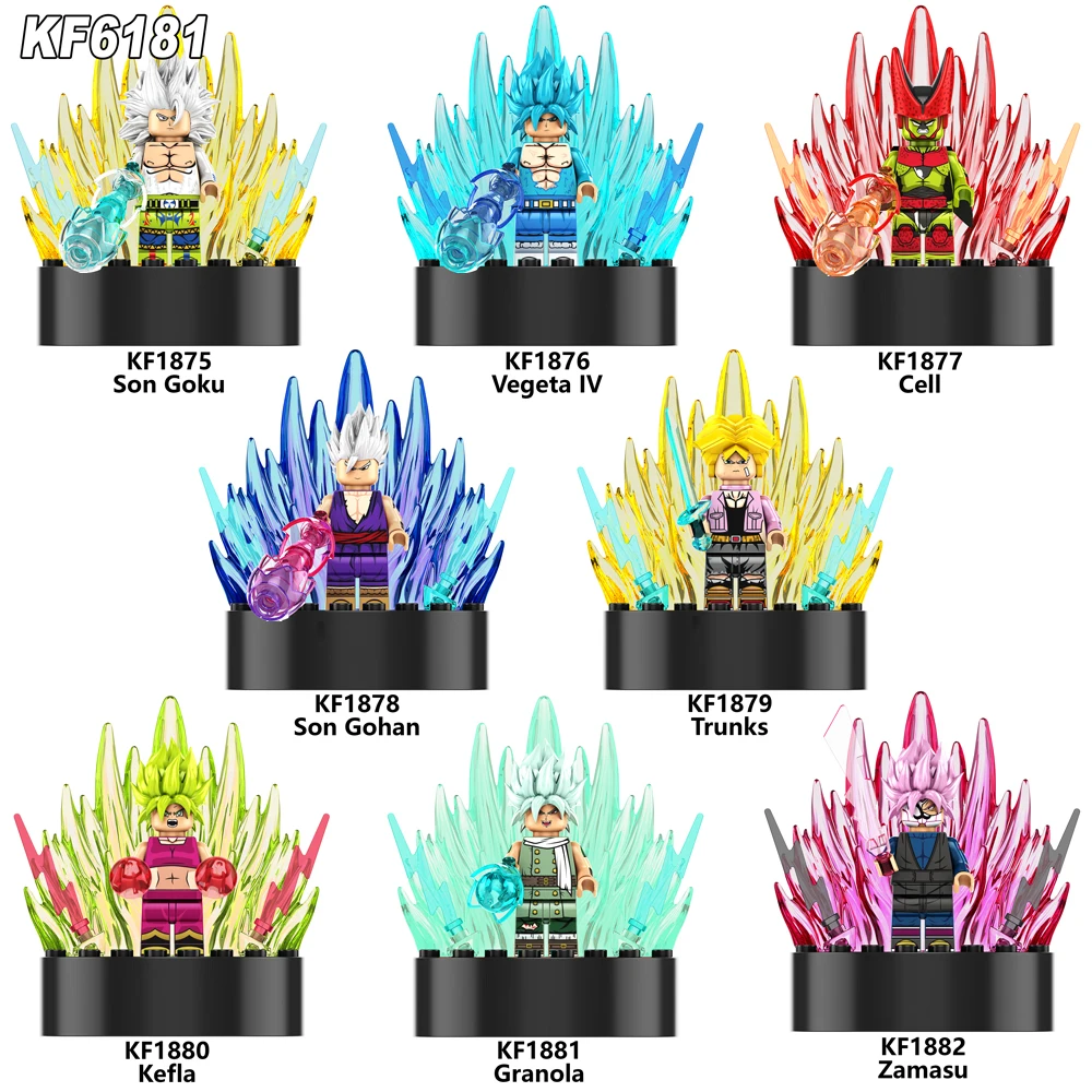 Kf6181b Kf6182b Dbz Base Plate Dragon Translucent Colorful No Battery ...