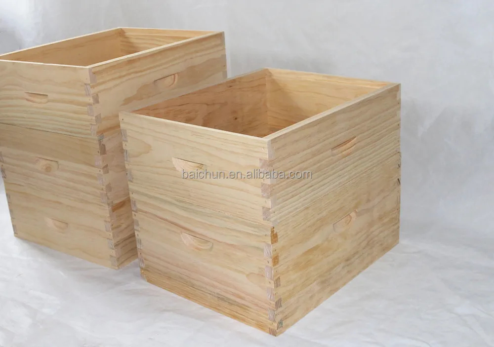 2023 Fir Deep Boxes Langstroth Beehive,9 5/8 Deep Honey Bee Hive Body ...