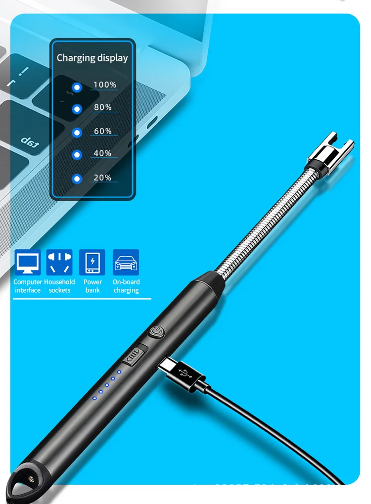 High Quality Electric Arc Lighter Igniter Long Rod Candle Lighter - Buy ...