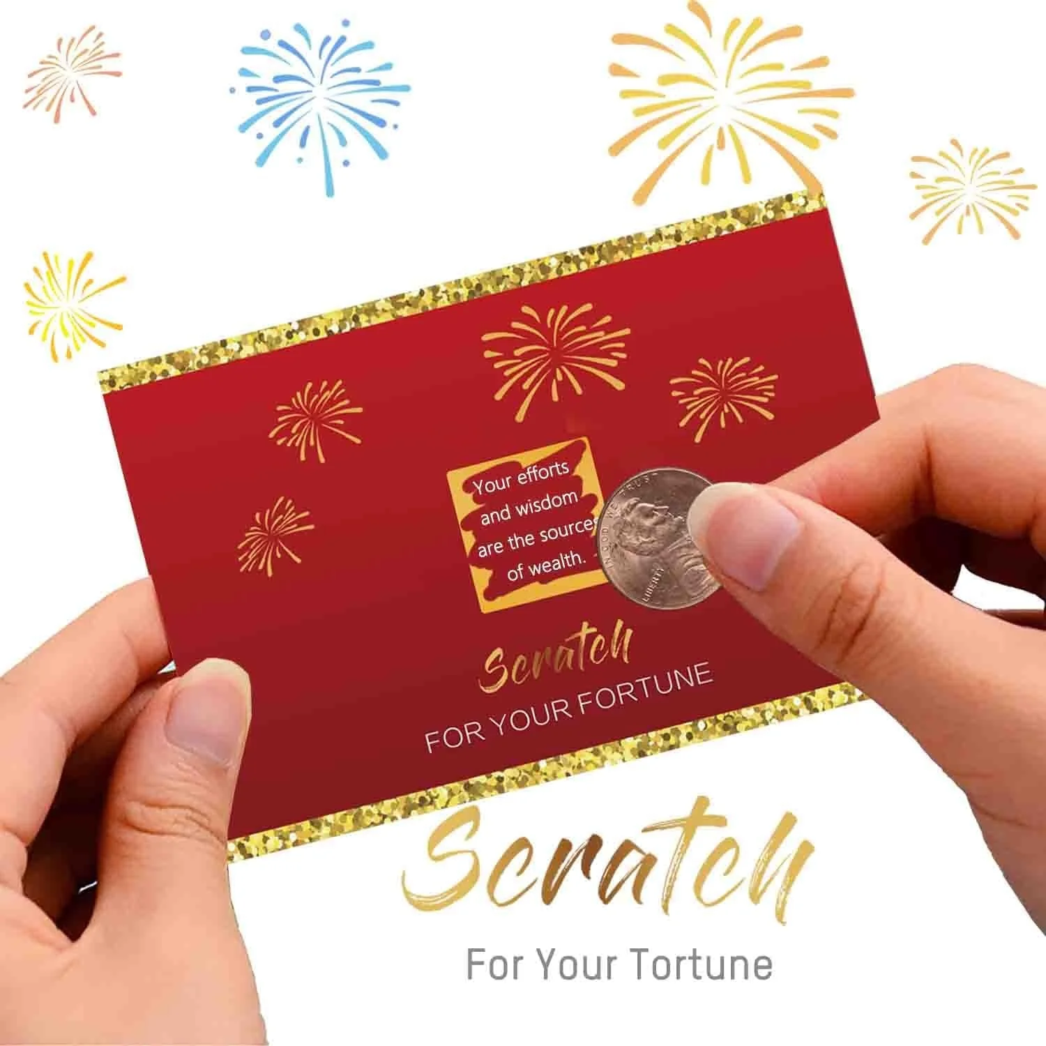 Count Chinese New Year 2026 Scratch Off Fortune Party Game Cards - Year ...