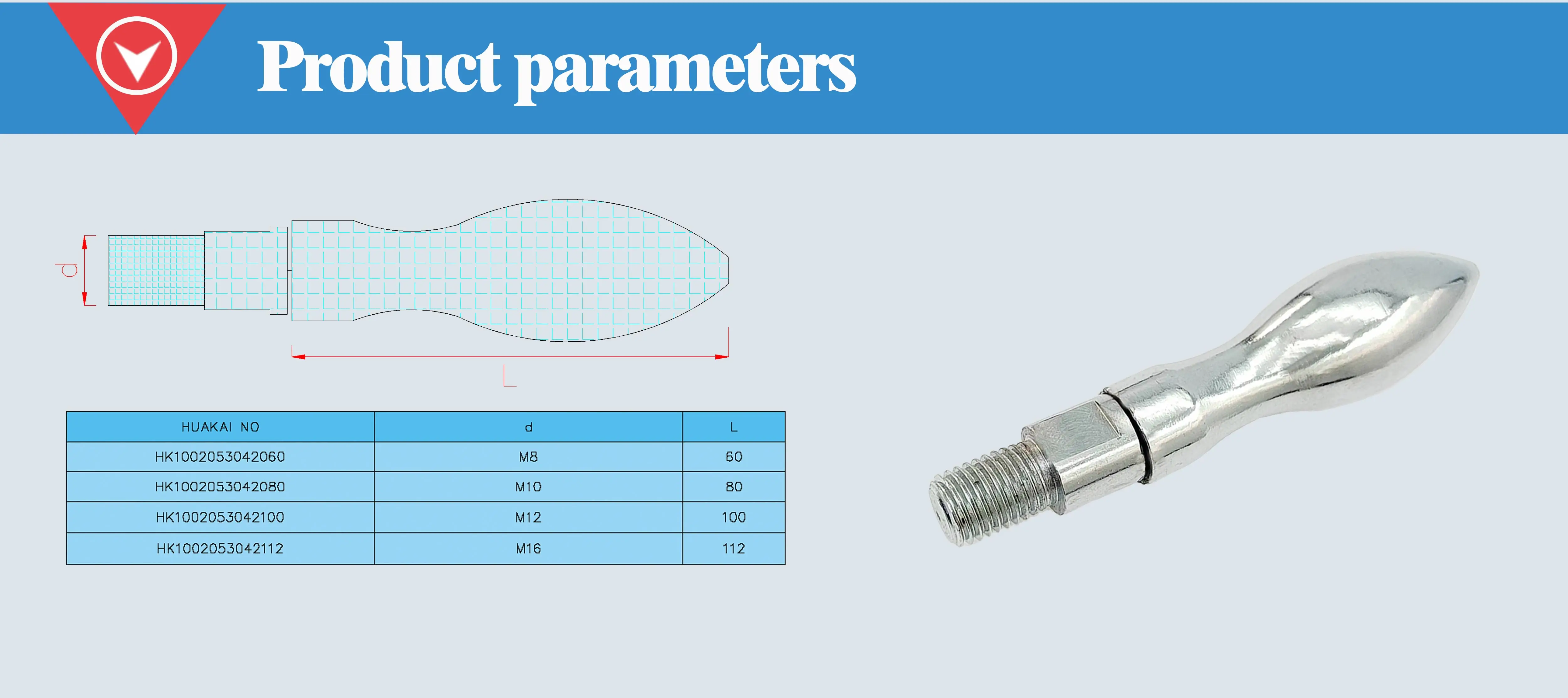 Galvanization Curved Rotating Handles Lathe Metric Threaded Accessories ...