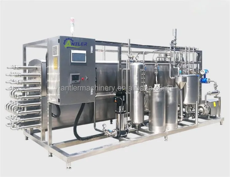 Ultra High Temperature Tubular Pasteurizer Auto 500 1000 Liter Pasteurization Machine - Buy 1000 ...