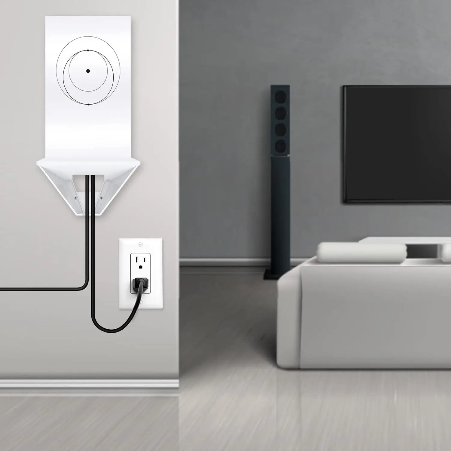 Router Wall Mount Bracket For Starlink Gen 2 With Sturdy Router Stand ...