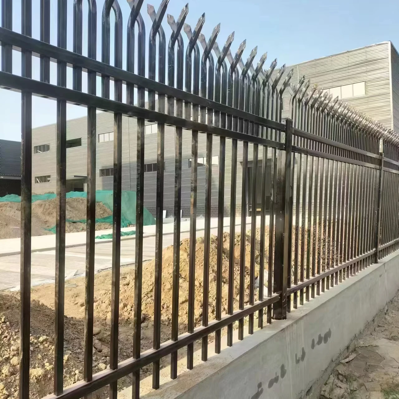 Diamond-Shaped Galvanized Steel Wire Mesh Fence Iron Frame Zinc Steel ...