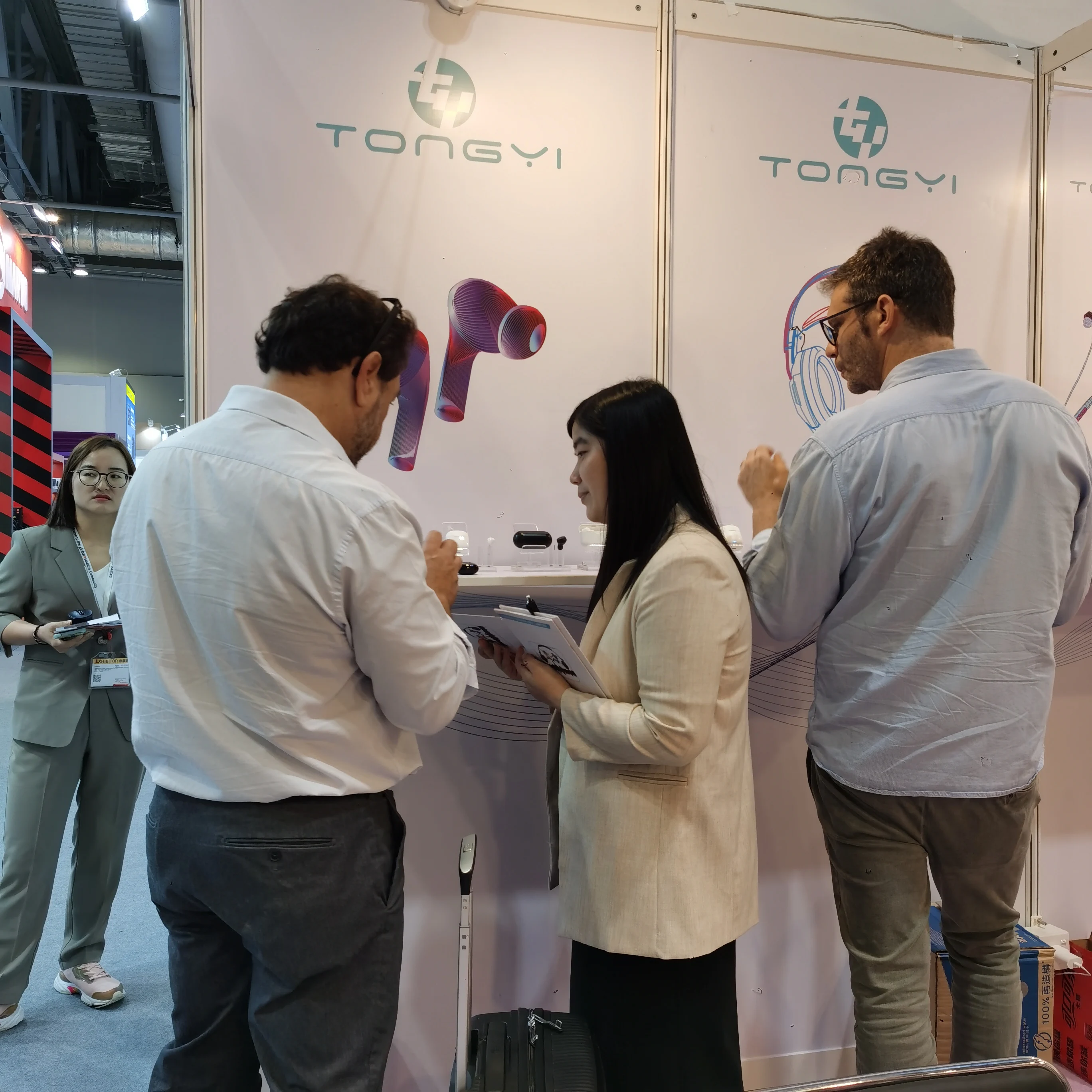 Transparent Cover Touch Control Wireless Tws Earbuds Bt5.3 Earbuds Long ...