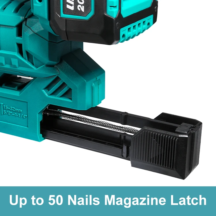 20v Wood Connector Tool Adjustable Depth Nail Gun For Quick And ...