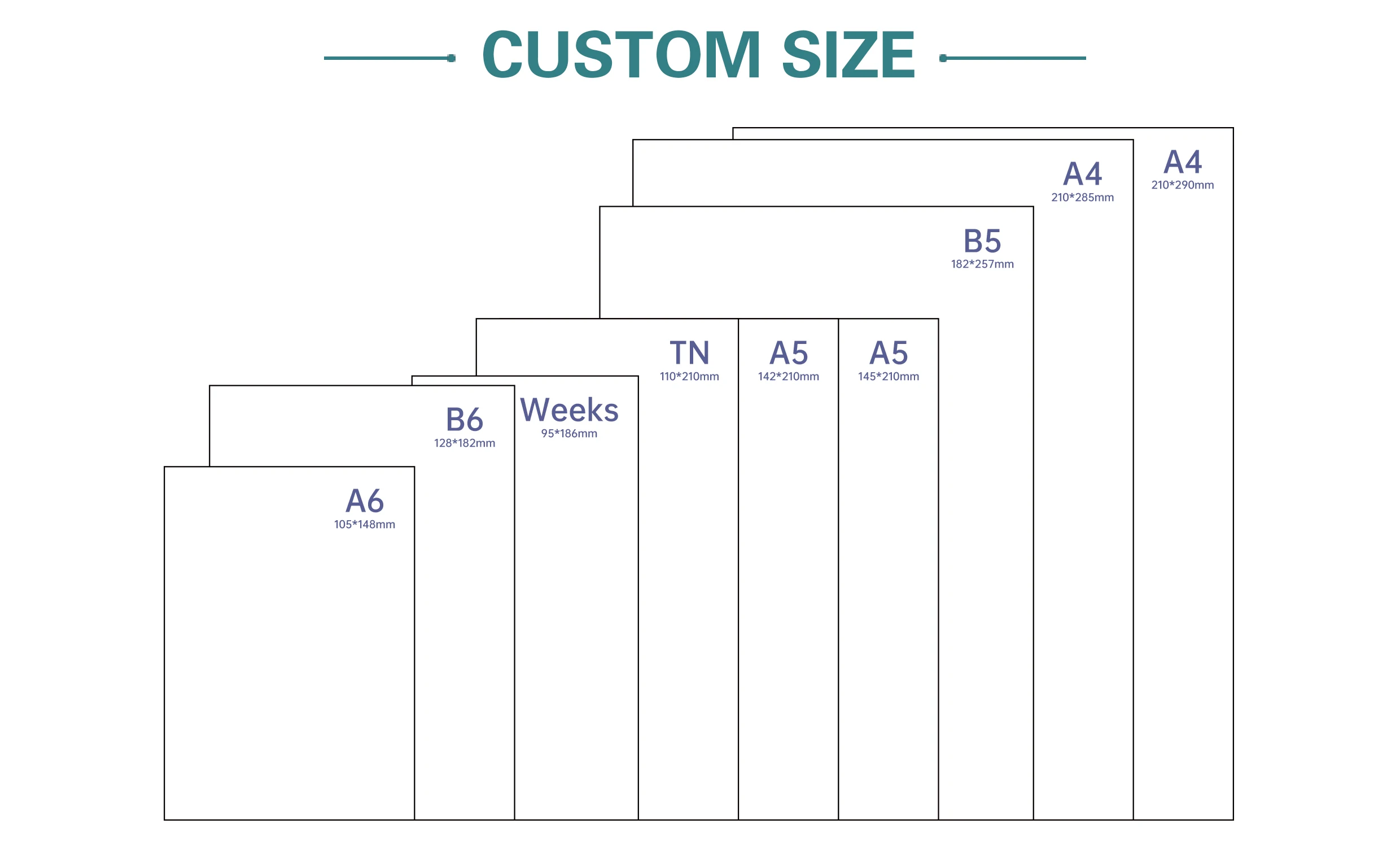 Custom Print Diary with Logo - Hardcover Linen Cover