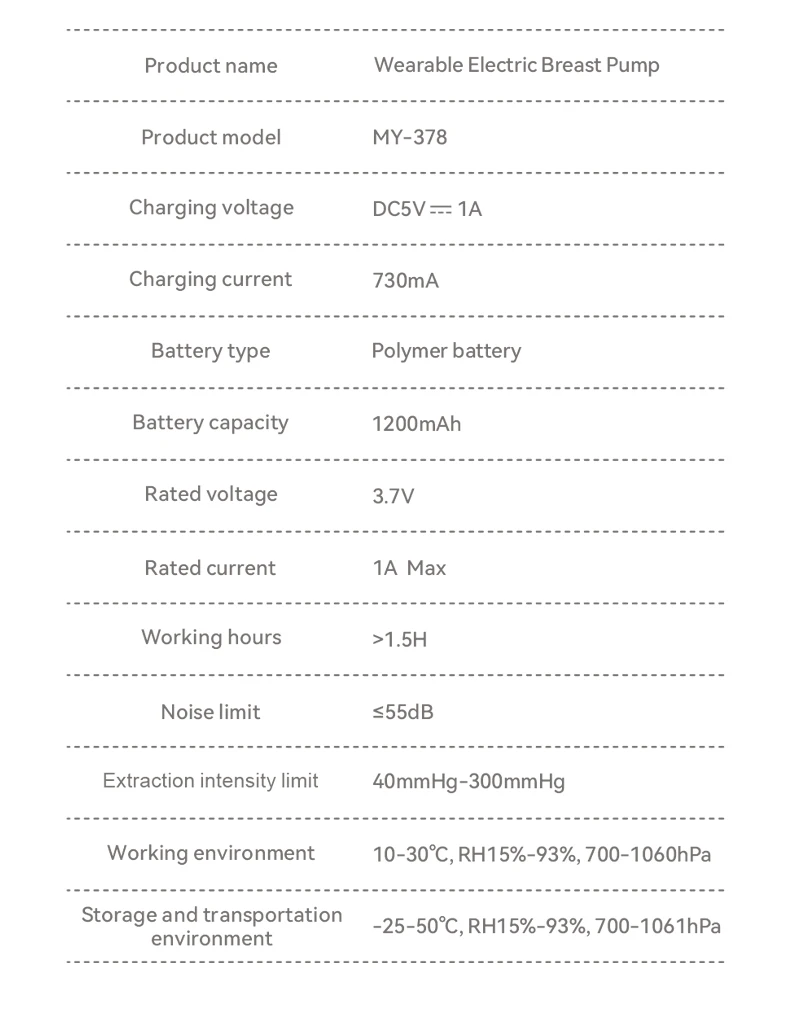 2025 Portable USB Rechargeable Electric Breast Pump with LED Display 4 ...