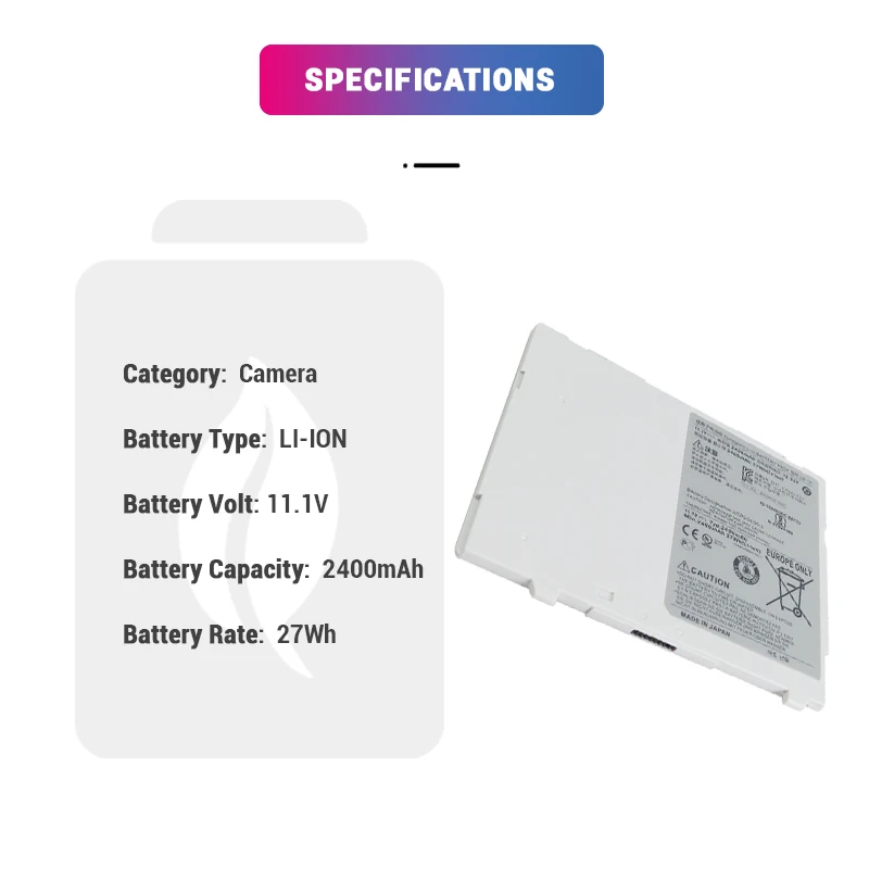 11.1V 2400mAh Li-ion Rechargeable Replacement LB1A LB-1A 1877A255 CXDI ...