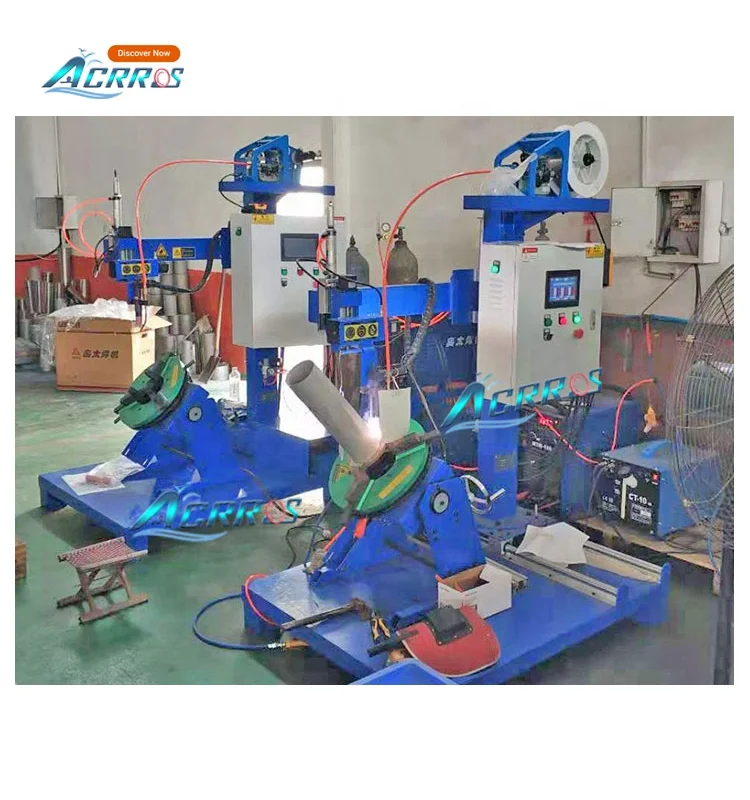 Flange Pipe Automatic Rotary Welding Positioner and Welding Arm Torch ...