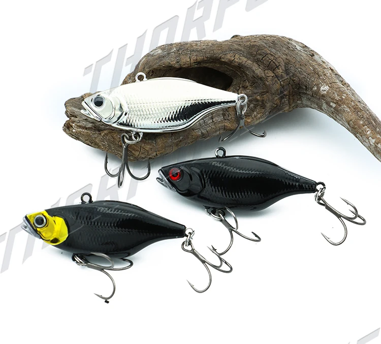 THORFORCE New Design Deep Diving VIB 12g Rattle Sound Artificial Swim ...