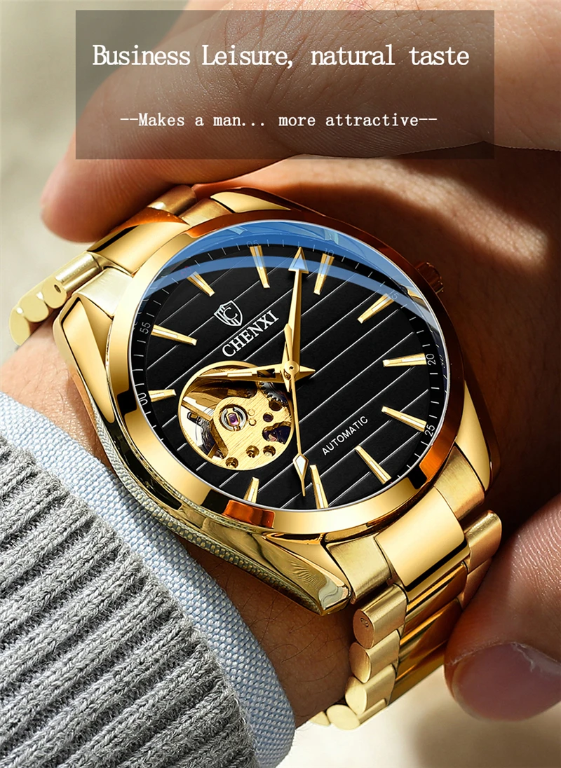 Top Brand CHENXI 8806 Men's Automatic Mechanical Watch – Waterproof ...