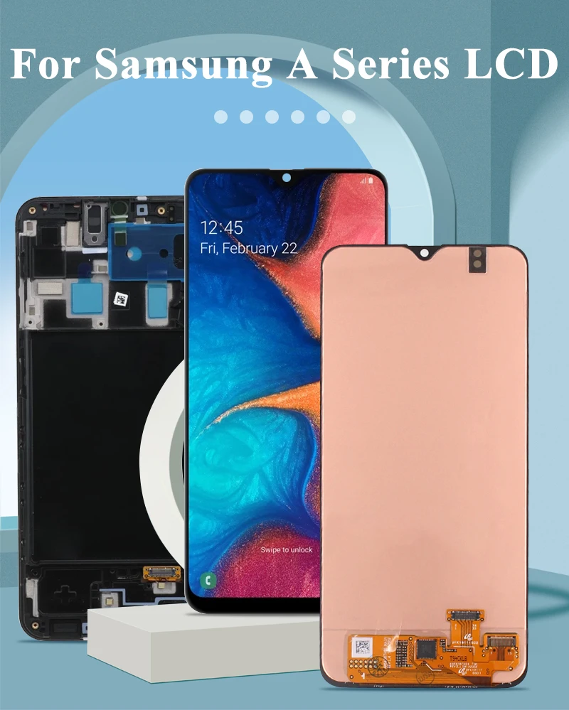 Mobile Phone Lcd Afficheur galaxy A20 Display for samsung A20 Pantalla ...