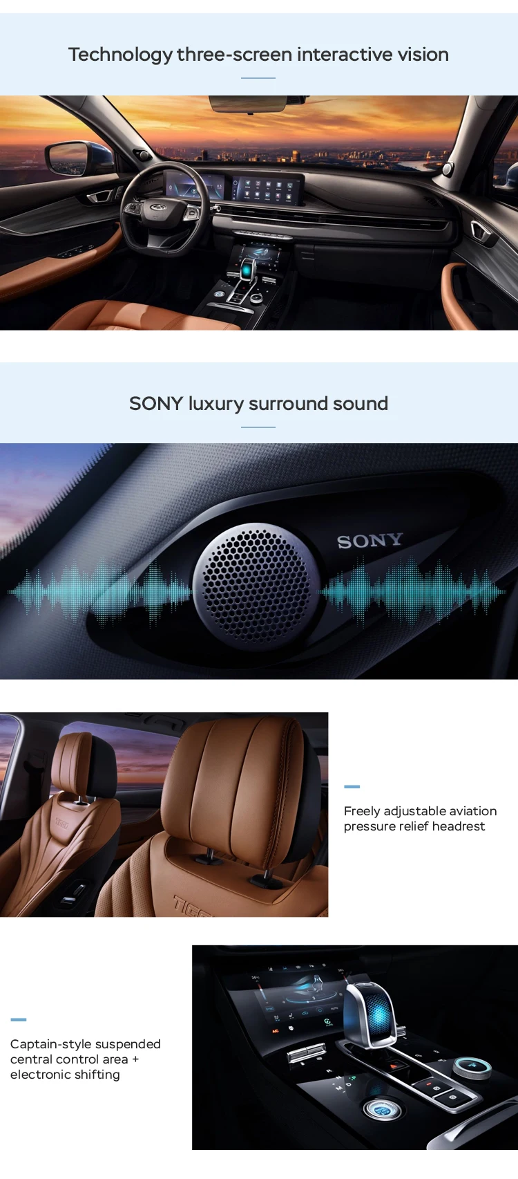 2022 Chery Tiggo 8 Plus SUV Hybrid Four Wheel Drive Automatic DCT Kunpeng 390TGDI Leather Seats ...