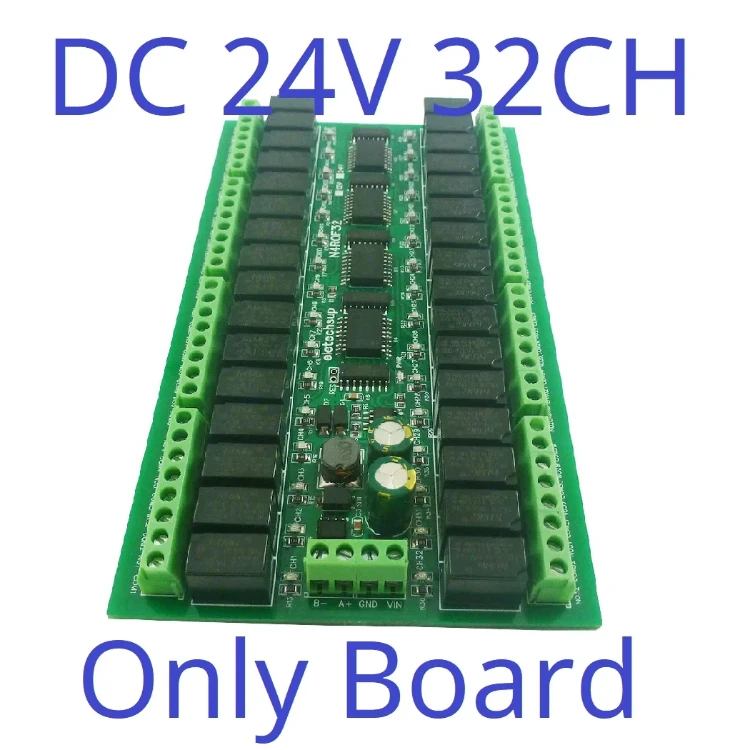 N4ROF32 32CH DC 12V 24V Mini Multifunction Modbus Rtu RS485 Relay Board ...