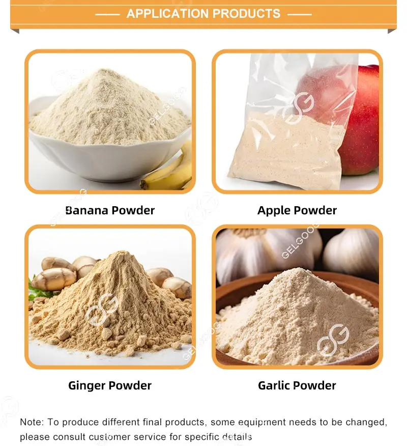 1 Ton Automatic Plantain Powder Line Green Plantain Powder Processing ...