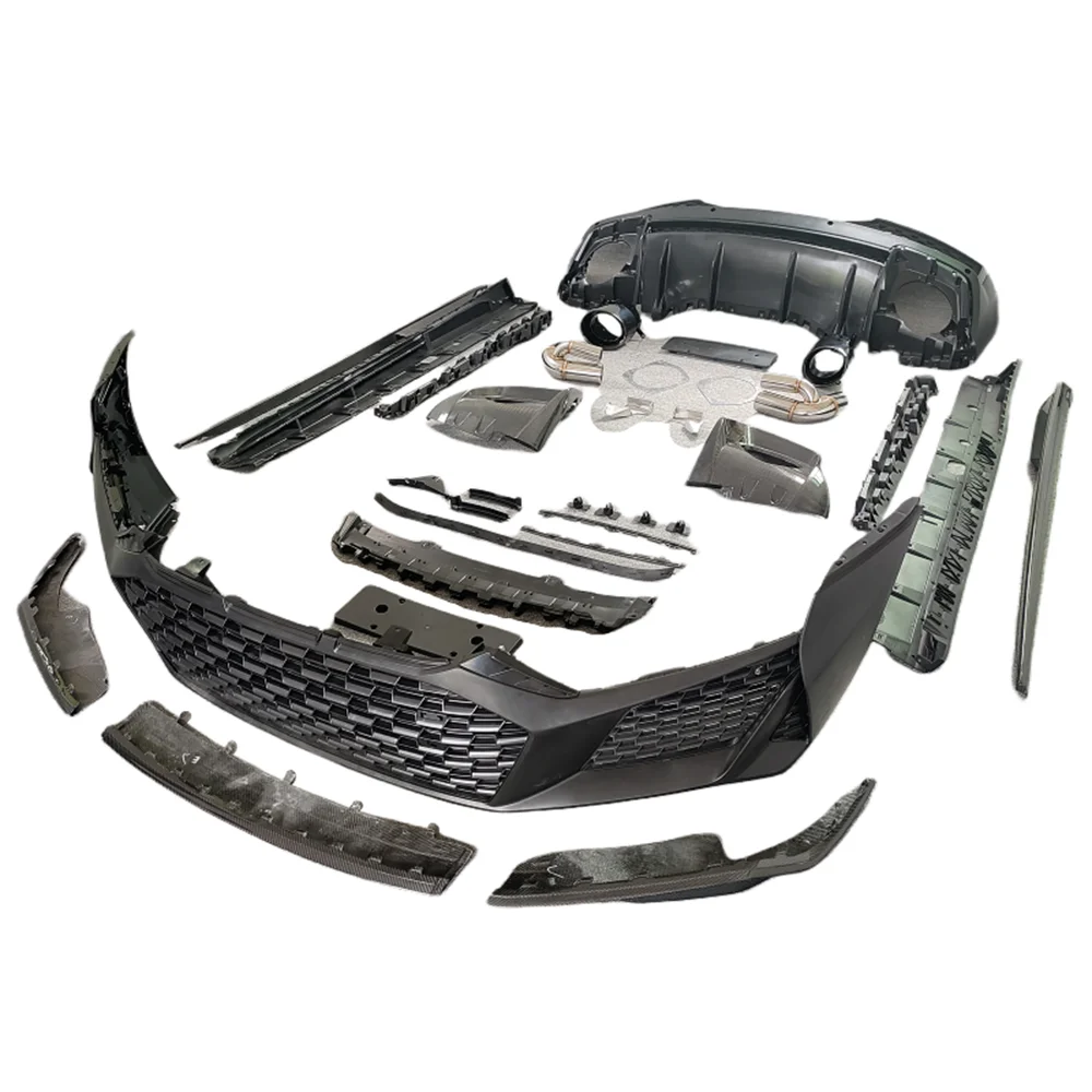 Complete Body Kit For Audi R8 Upgrade Pp Injection Molded Front And ...