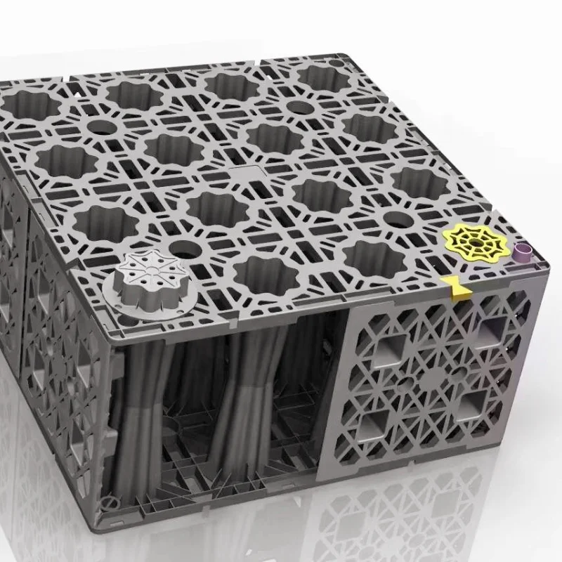 Urban rainwater collection system roof gutter underground water storage ...