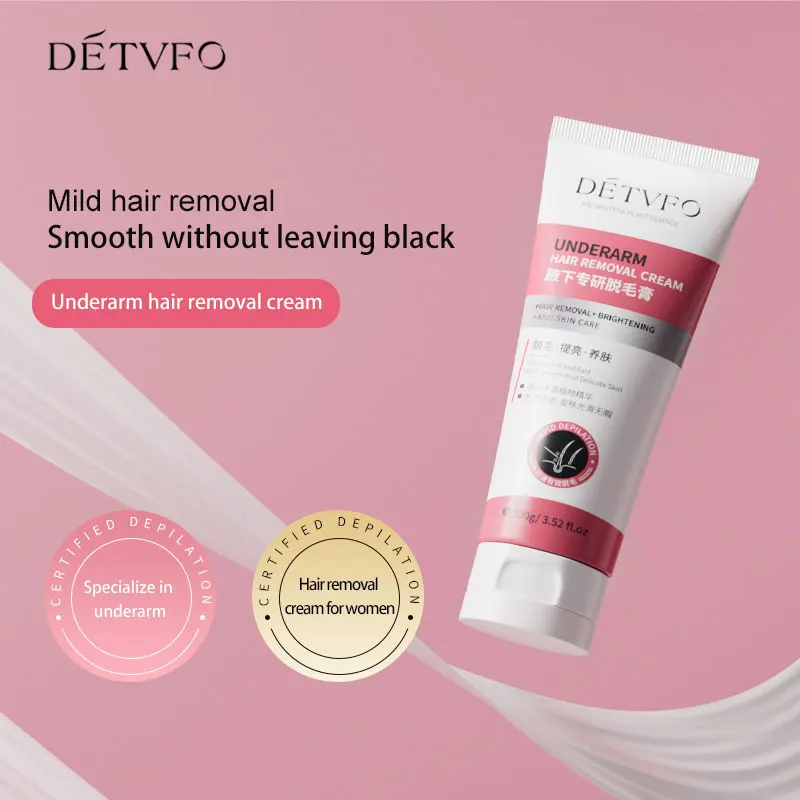 Free Samples Detvfo Women Removal Hair Underarm Cream Korea Permanent ...