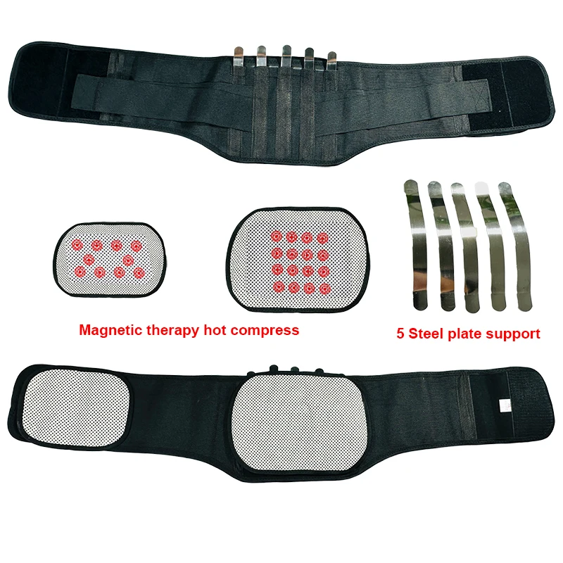 Double Pull Breathable Waist Support, Back Support Pad, Waist Posture Correction Support Belt to ...