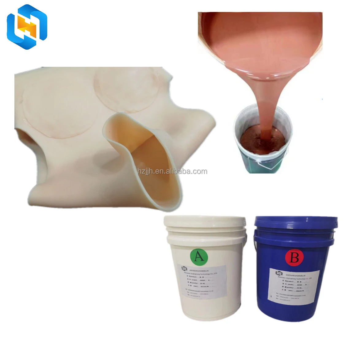 Non Sticky Soft Liquid Silicone Rubber for Reborn Baby Dolls