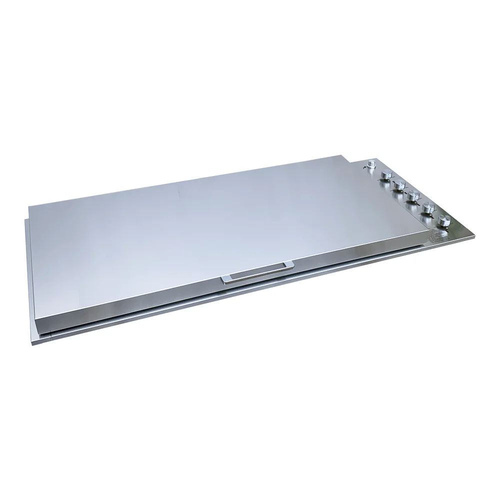 Outdoor Kitchen Stainless Steel Mini Drop in Table Top 5 burner Bbq Gas ...