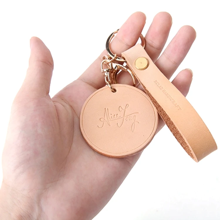 Unique Key Rings - Customizable PU Leather Keychains