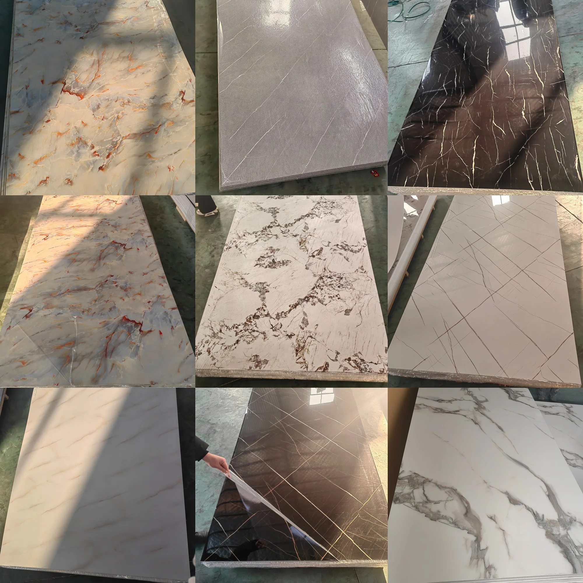 High Quality Marble Pvc Film Uv Panel Uv Boards Interior Decoration ...