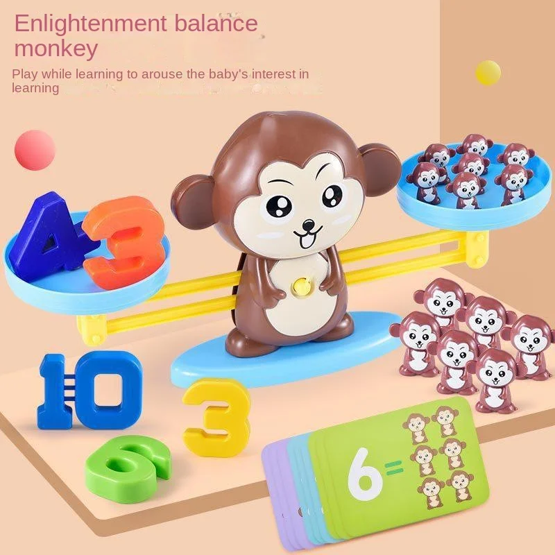 Enlightenment Monkey Scale Game Children's Table Teaching Aids Addition ...