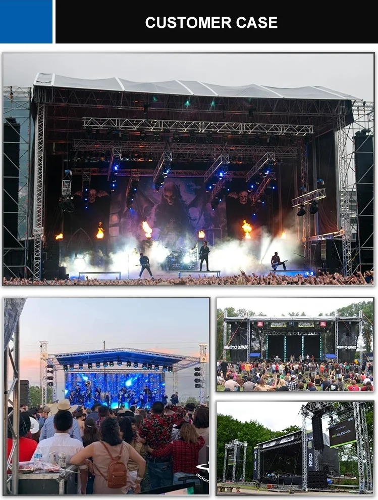 Aluminum Truss Lighting Stage System Used for Display Racks Includes ...