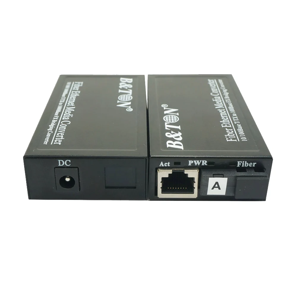 Mini Gigabit Media Converter With SFP Ports 3-120KM Mini Type Ethernet ...