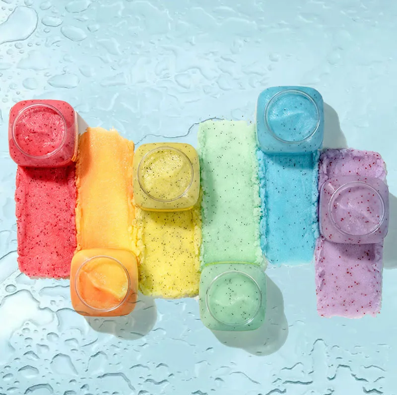 Skin Care Organic Sea Salt Vegan Body Scrubs Dropshipping Sherbet Shea ...