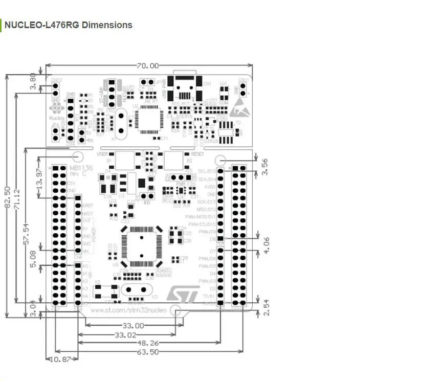 Development Board With Stm32f446ret6 Mcu Supports Arduino Nucleo-f446re Stm32f4 Nucleo Board ...