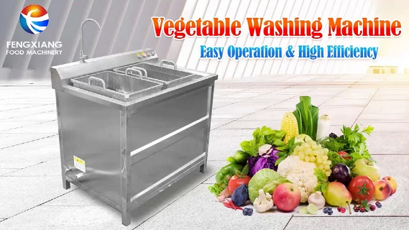 Industrial Food Washer - Efficient Vegetable & Fruit Cleaning