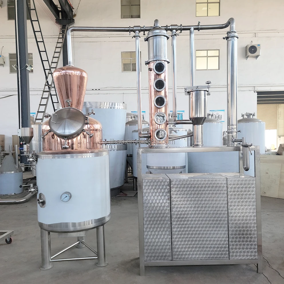 Copper Material 200L Vodka Distillation Equipment GHO Brand 3-Year ...